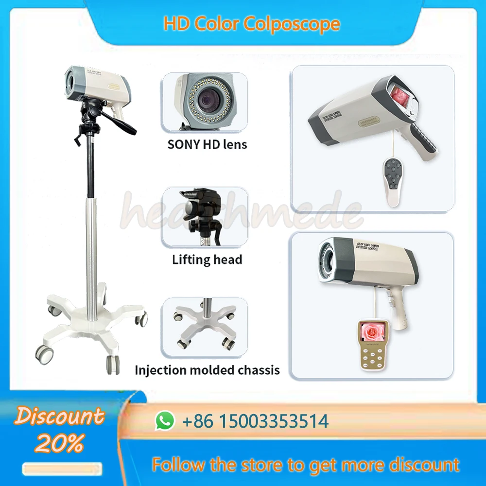 Colposcópio médico digital portátil mini colposcópio de vídeo ...