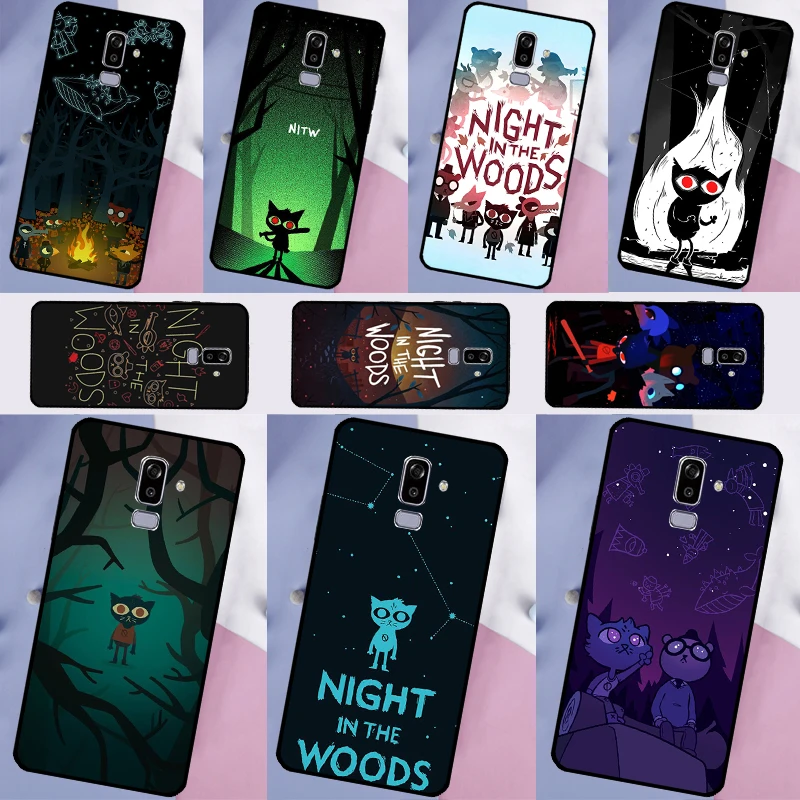 Cat Game Night In The Woods Case For Samsung Galaxy A3 A5 2017 J1 J3 J7 ...