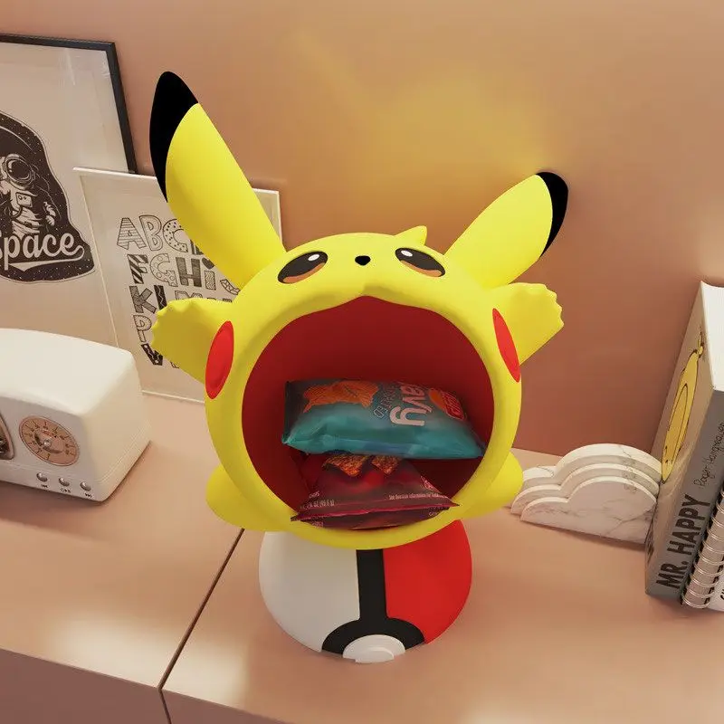 Cartoon-Pokemon-Pikachu-Statue-Kawaii-Pikachu-Lipstick-Sundry-Storage ...