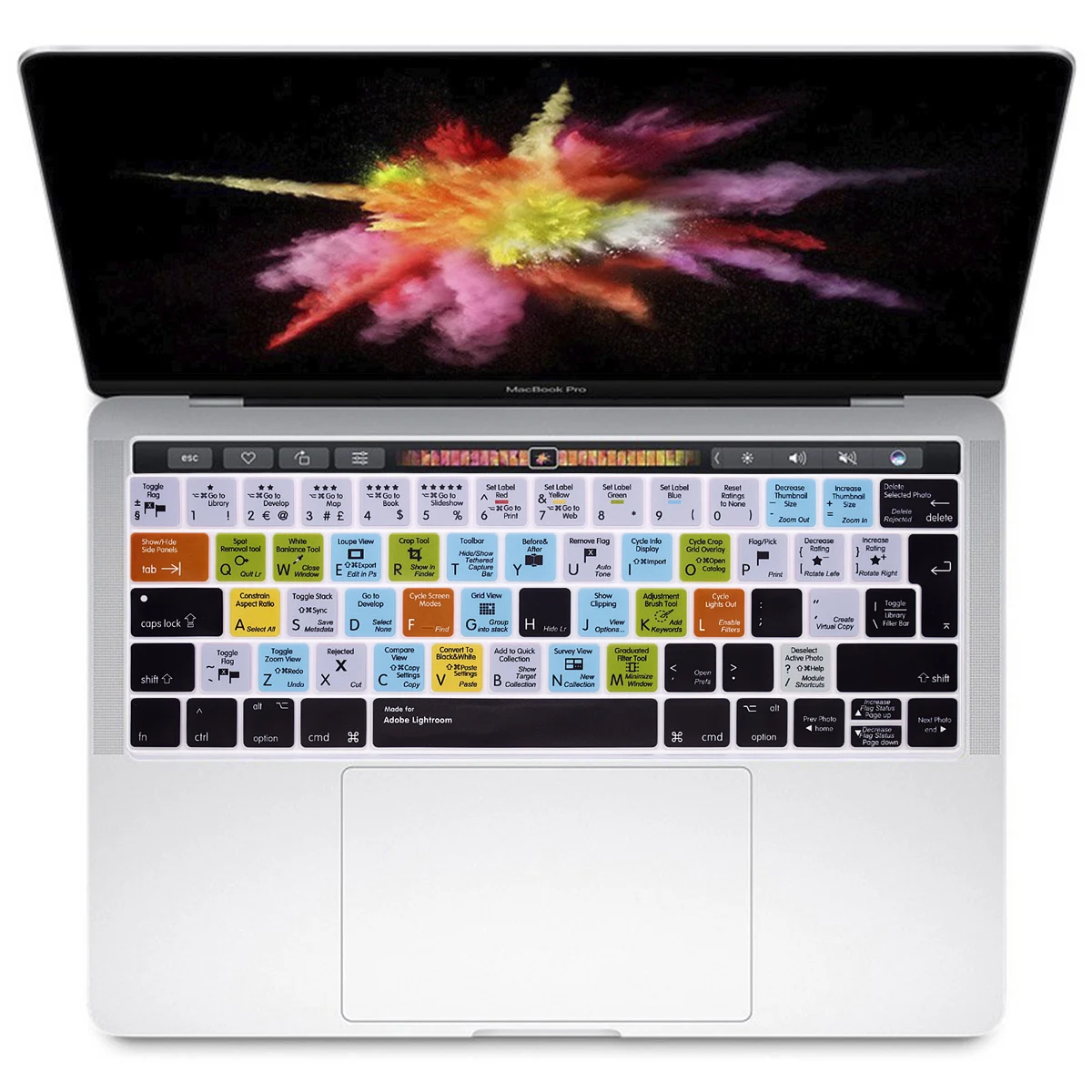 Keyboard-Cover-with-Touch-Bar-EU-Layout-for-MacBook-Pro-13-InchA2159 ...