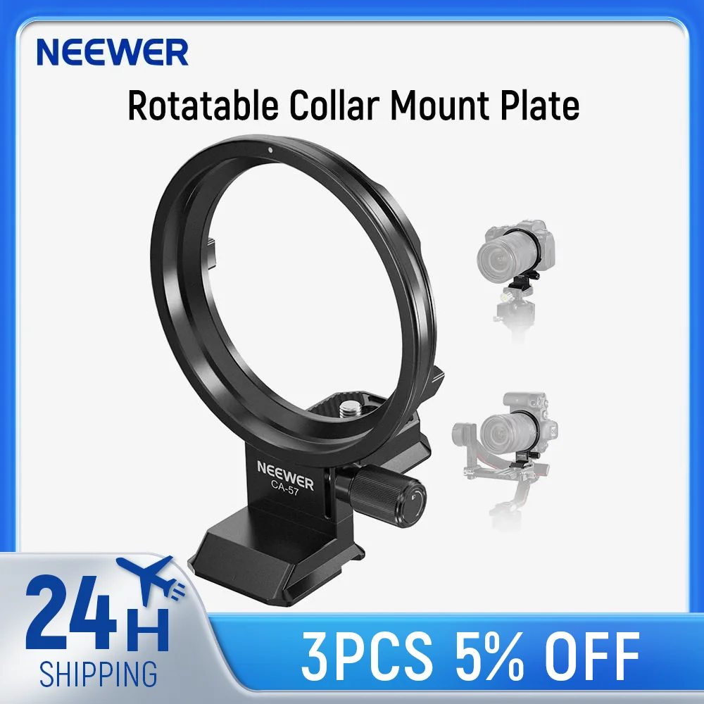NEEWER-Rotatable-Collar-Mount-Plate-for-Canon-EOS-R5-R5C-R6-Mark-II ...