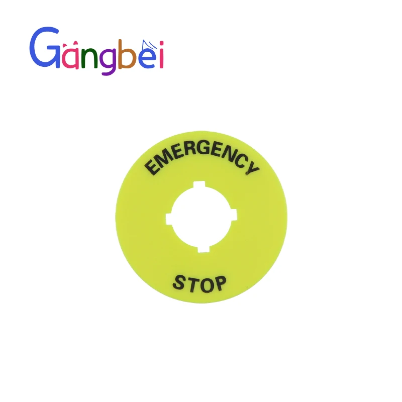 16mm-yellow-card-warning-signs-in-the-emergency-stop-button-to-stop ...