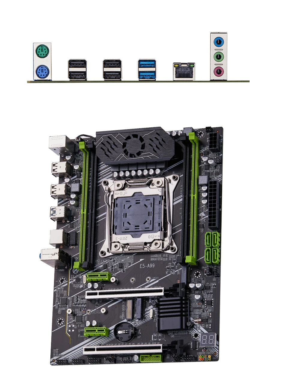 Материнская плата QIYIDA X99 LGA 2011-3 E5 A99 поддерживает 4 канала ...