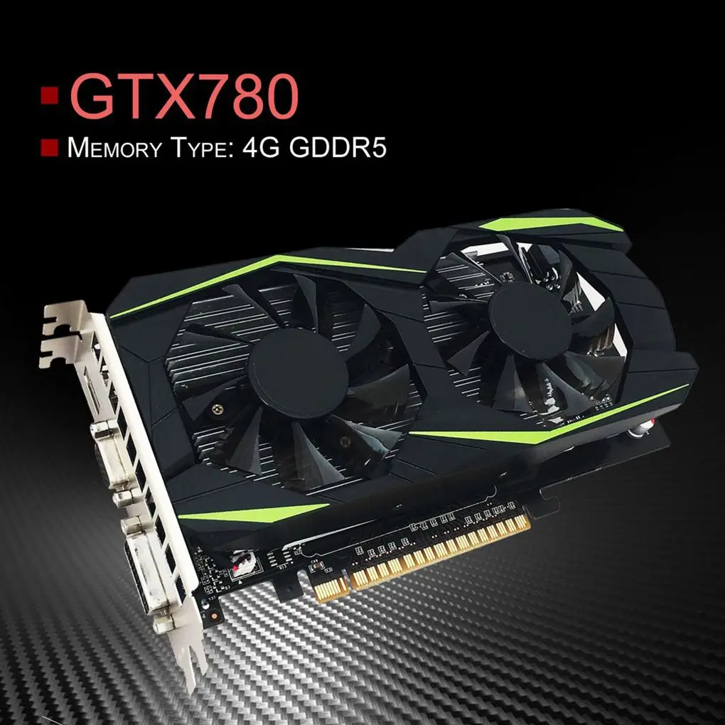GTX780 4G DDR5 128 비트 게임용 그래픽 카드, 고화질 비디오 카드, 팬 포함, 디지털 배송, 정확성 우수 ...