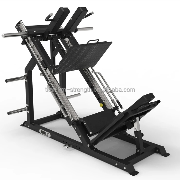 Leg Press E Hack Equipamento De Agachamento 2 Em 1 Gin Sio Equipamento 45 Graus De