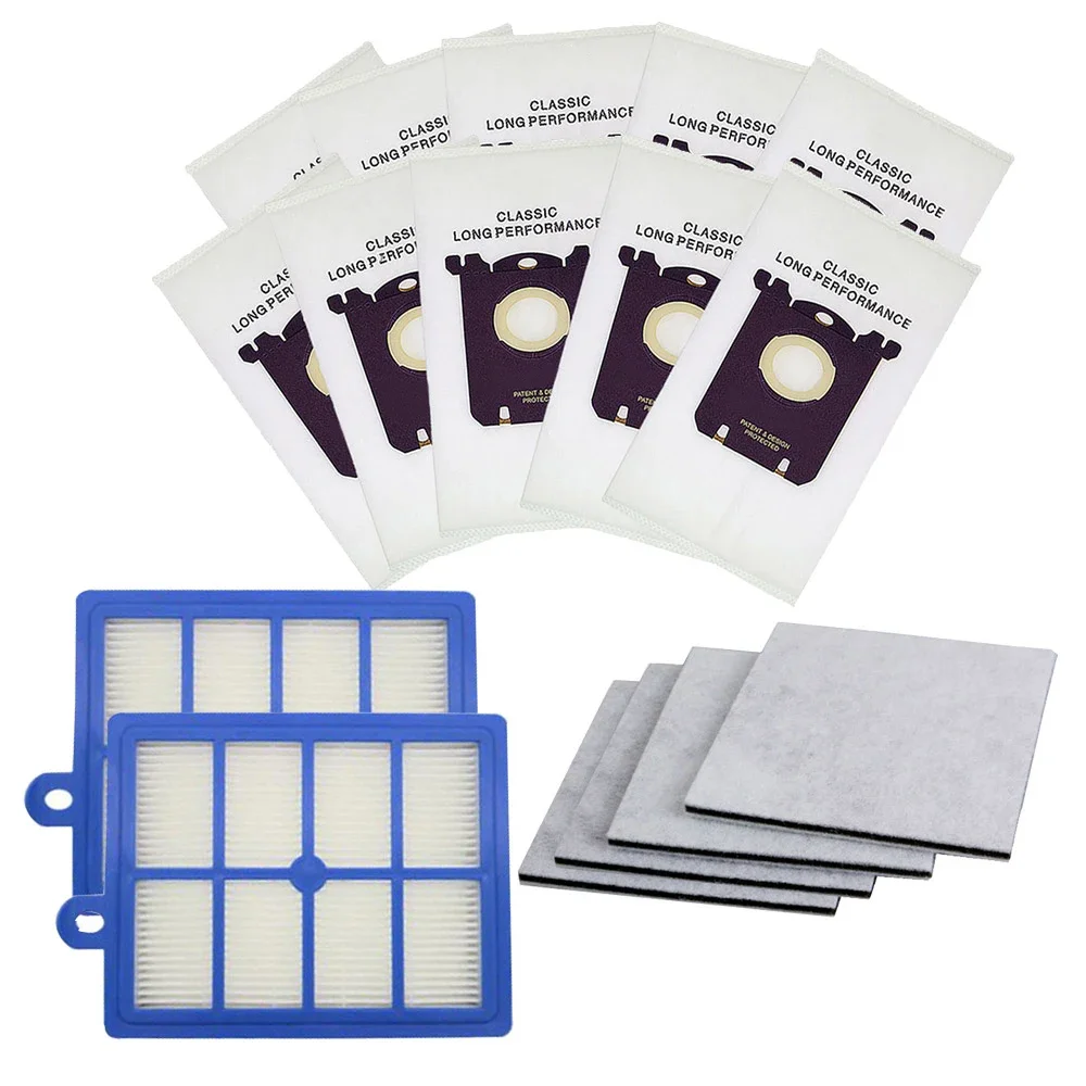 10PCS-Vacuum-Cleaner-Dust-Bags-for-S-bag-and-2PCS-H12-Hepa-Filter-4PCS ...