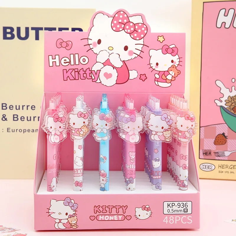 48pcs-Sanrio-Hello-Kitty-Gel-Pens-Cute-Office-Signature-Neutral-Pen ...
