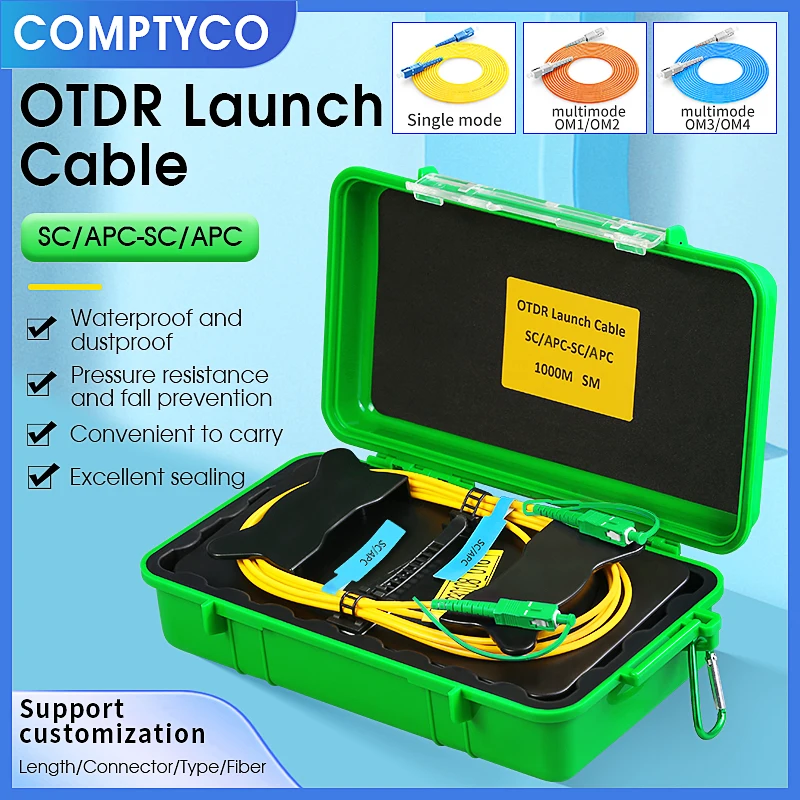 COMPTYCO-SC-APC-SC-APC-Fiber-Optic-OTDR-Launch-Cable-Box-1310-1550nm ...