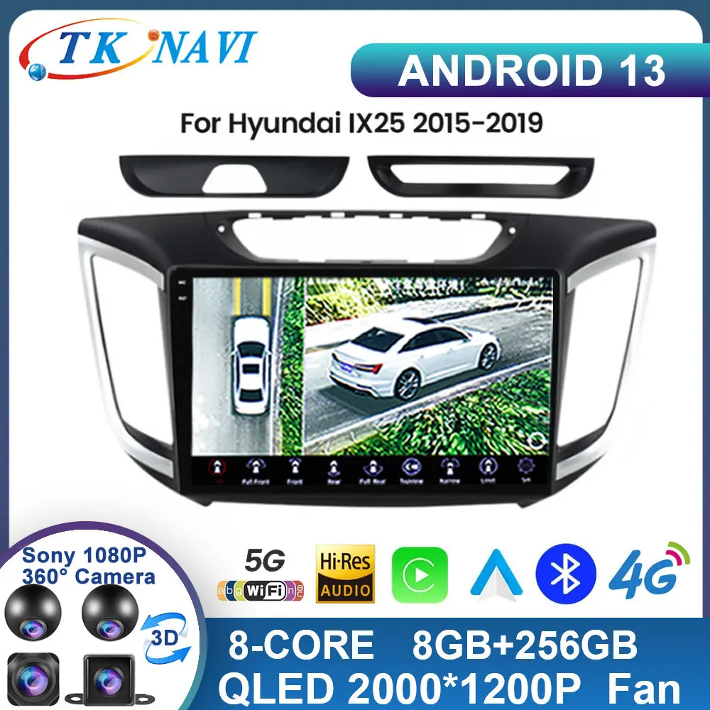 Android-13-For-Hyundai-Creta-IX25-2015-2019-Car-Radio-Multimedia-Video-Player-Navigation-Stereo ...