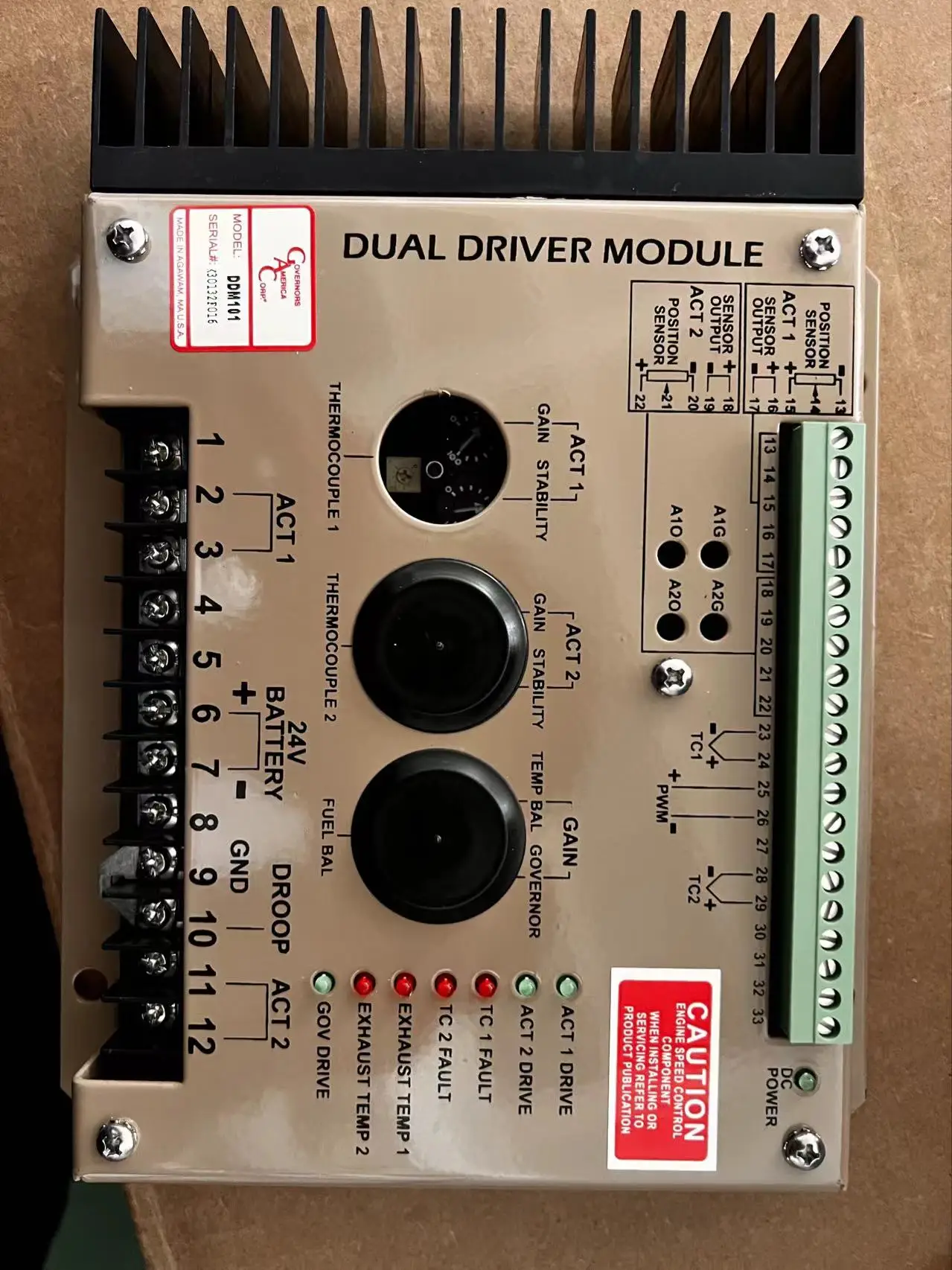 Genuine-Engine-Speed-Control-Unit-DDM101-Dual-Driver-Module-Original ...