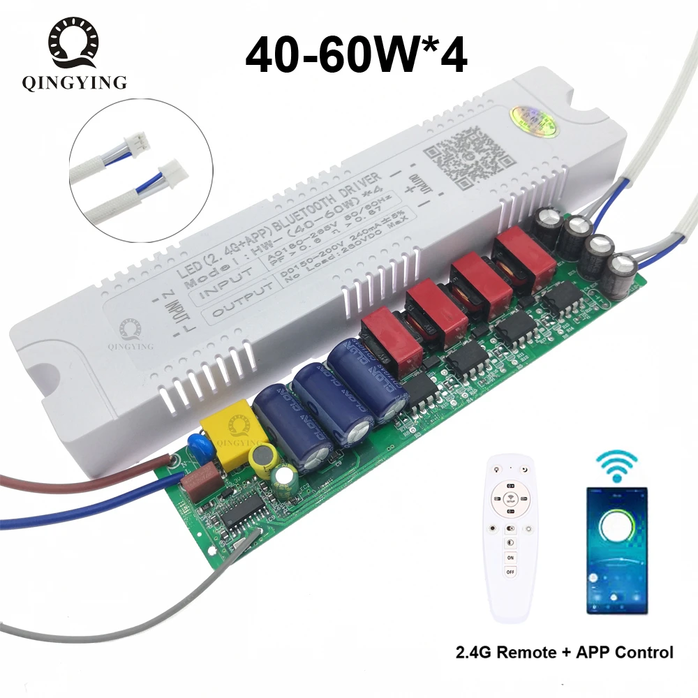 40-60Wx4-Intelligent-LED-Driver-2-4G-Remote-App-Control-240mA-DC150 ...