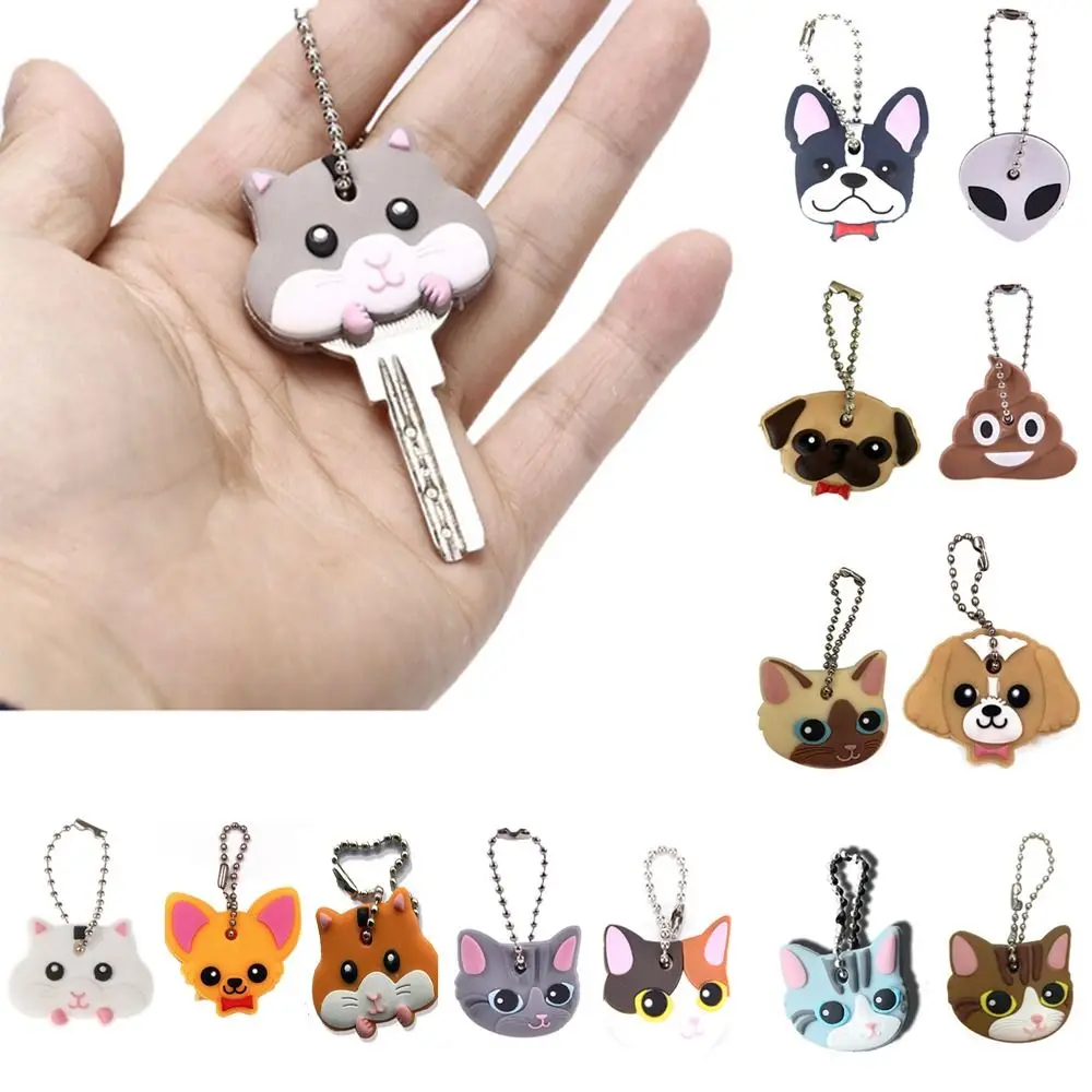 1Pcs-Key-Dust-Cover-Holder-Cartoon-Silicone-Protective-Key-Case-Cover ...