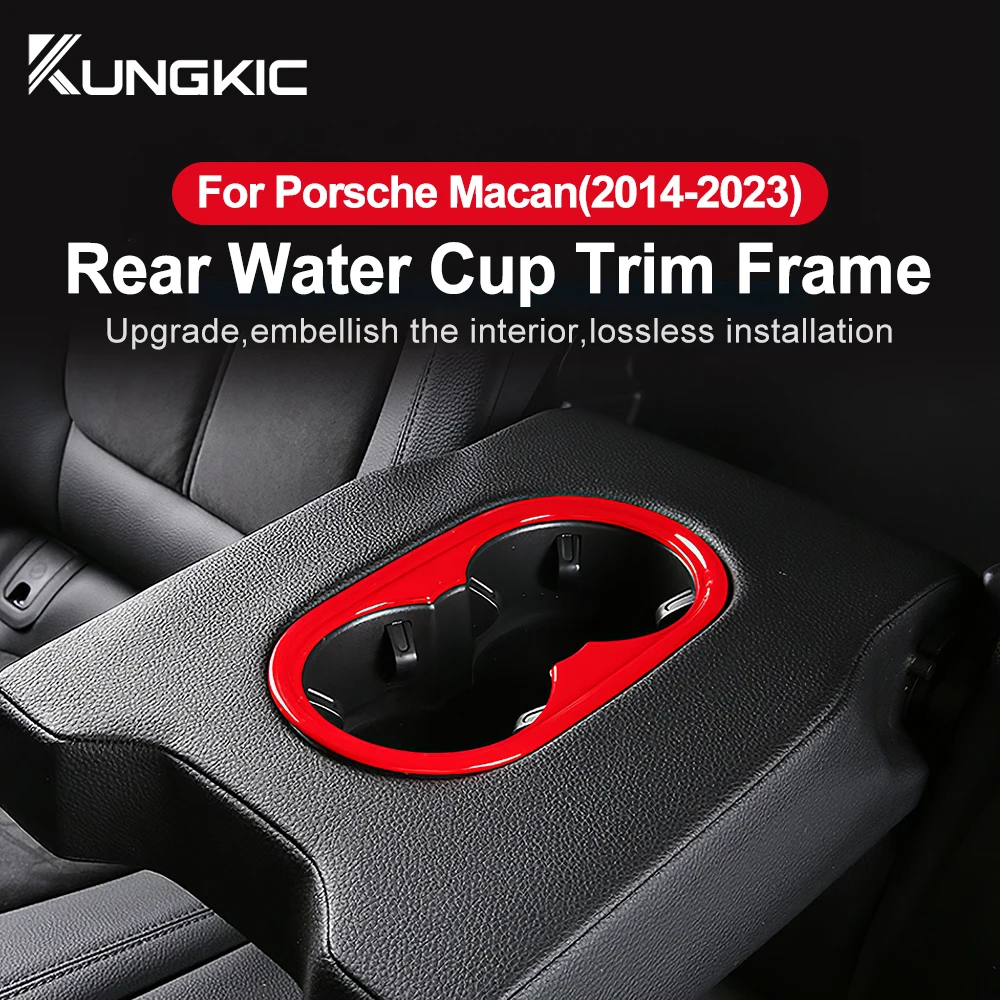 for-Porsche-Macan-2014-2019-2020-2021-2022-2023-Rear-Water-Cup-Trim ...