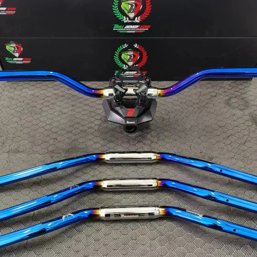 Motorcycle-Handlebar-28-5MM-Universal-Burnt-titanium-mountain-Modified ...