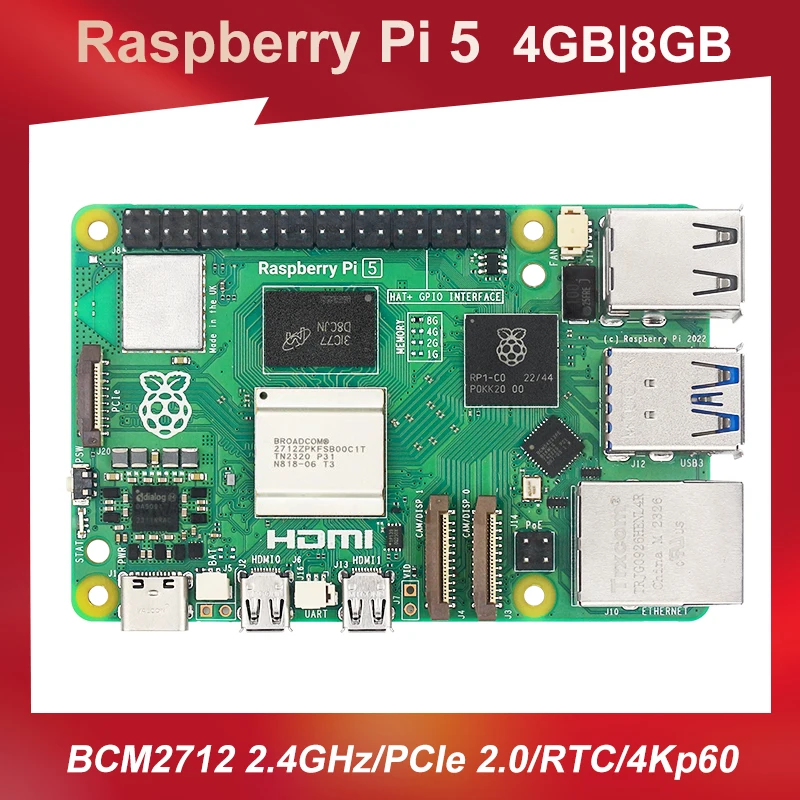 Raspberry-Pi-5-Original-modelo-oficial-Pi5-placa-de-desarrollo-de-4GB ...