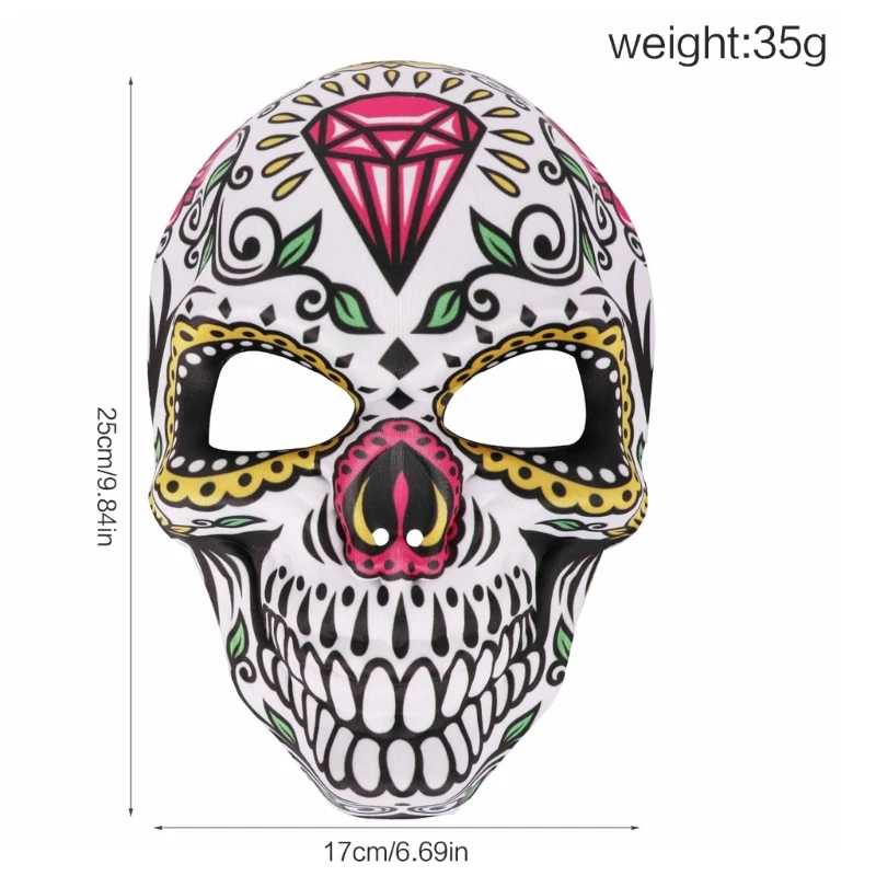 Day Of The Dead Girl Mask Costume