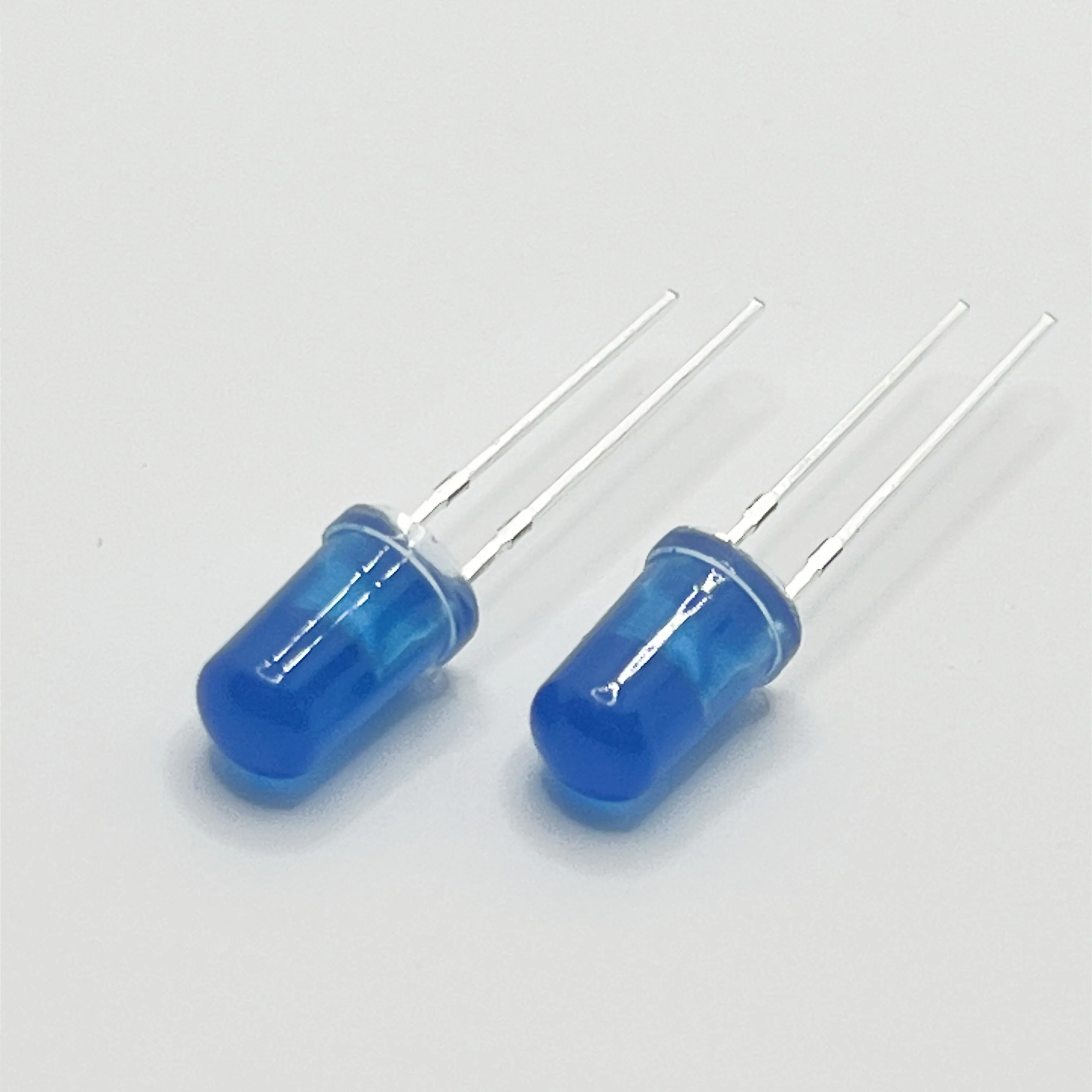 50pcs-5mm-LED-Diode-5-mm-Assorted-Kit-Blue-DIY-Diffused-Round-head ...