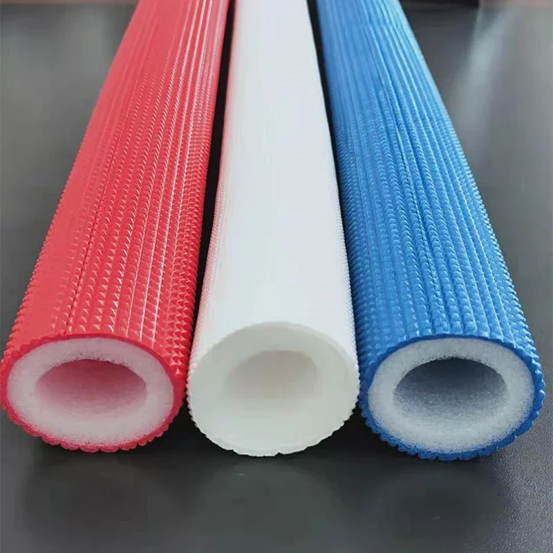 Colorful Home Decoration Water Pipe HVAC Red Blue Embossed Insulation ...