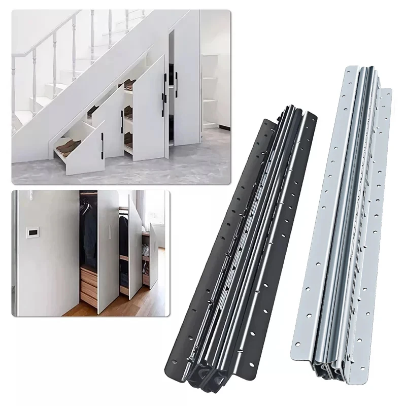 1Pcs Bottom Mount Heavy Duty Drawer Slides 260 LB Load Capacity Full ...