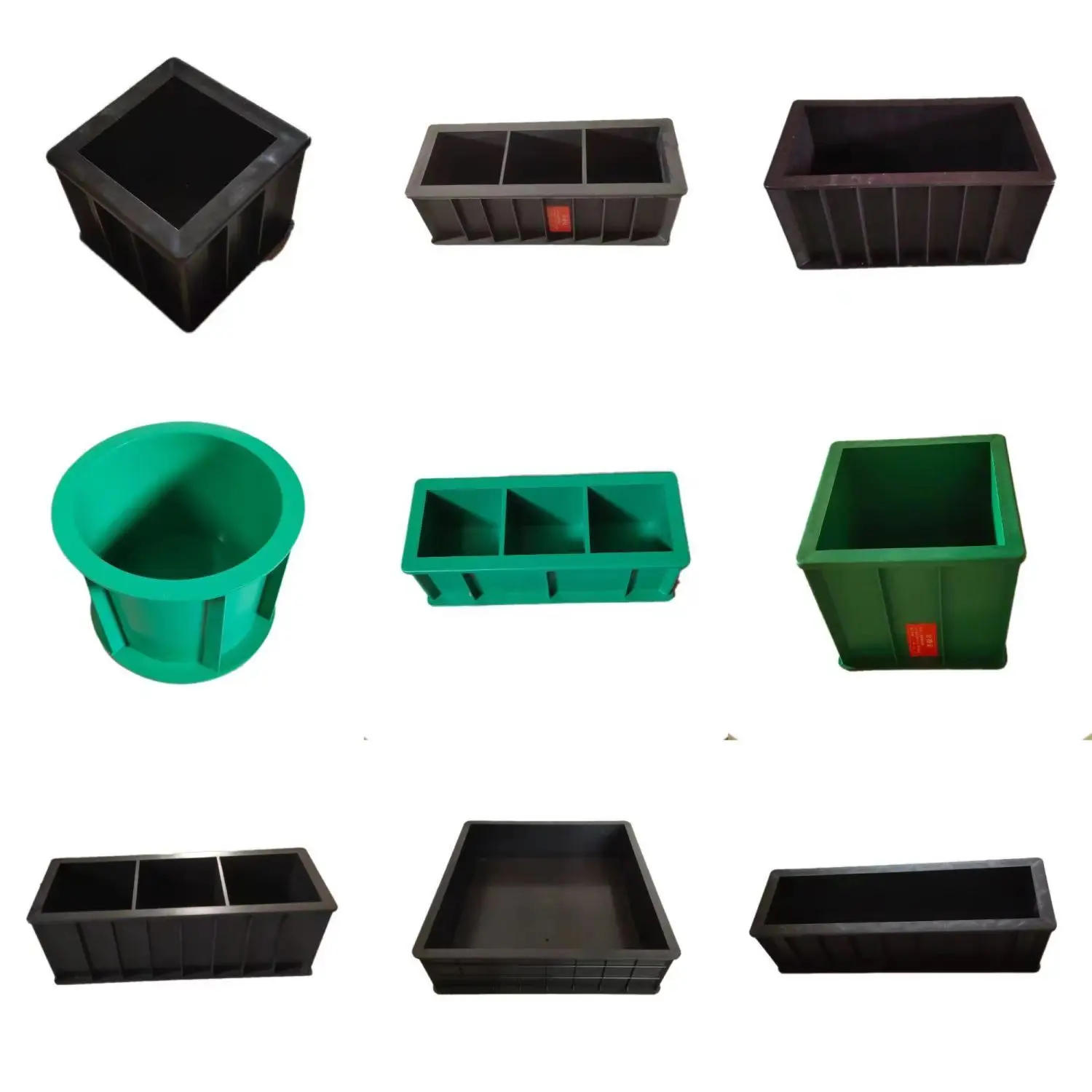 Plastic-test-mold-concrete-test-block-mold-150-square-pressure ...