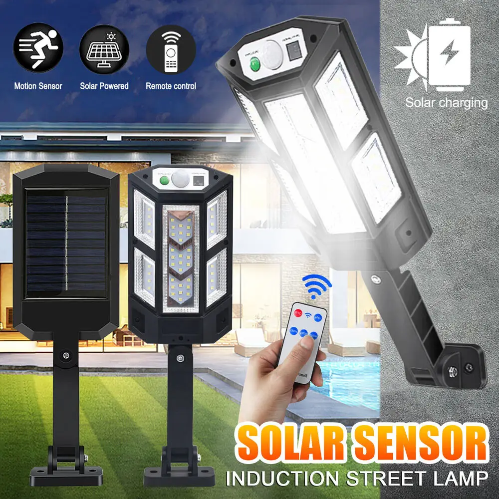 Solar-Street-Lamp-Outdoor-Waterproof-With-3-Lighting-Modes-Motion ...