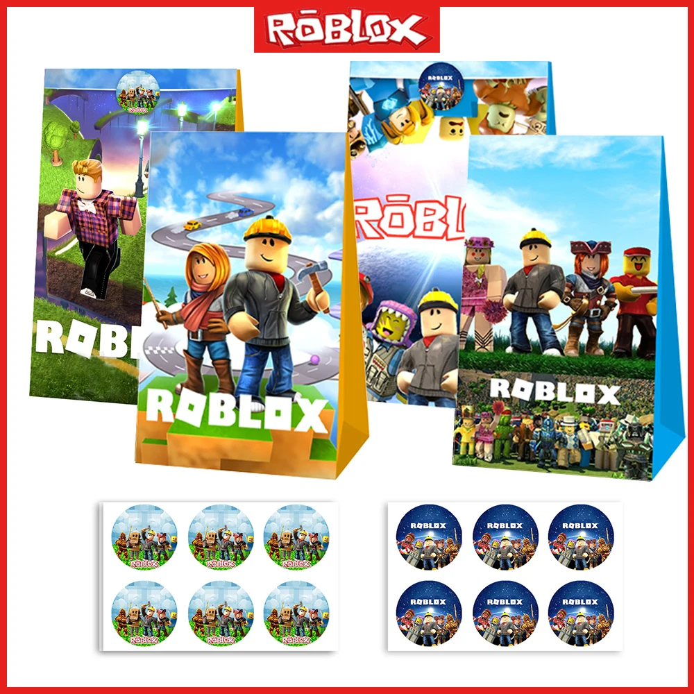 Roblox-Game-New-Cartoon-Printing-12-Pcs-Party-Candy-Gift-Wrapping-Bag ...