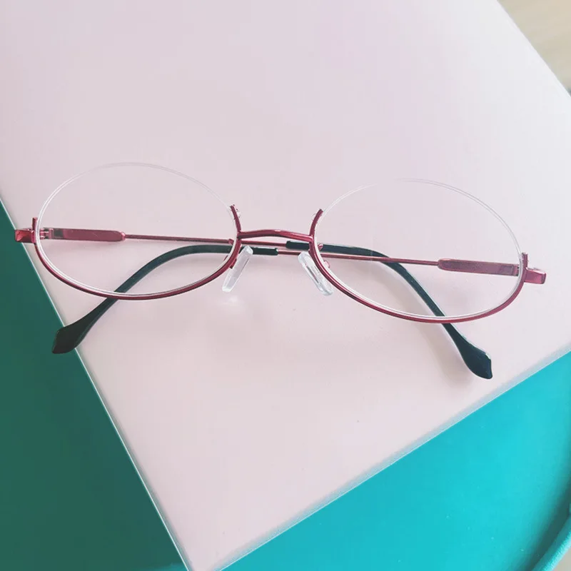 Puella-Magi-Madoka-Magica-Homura-Akemi-Cosplay-Glasses-red-Half-Frame ...