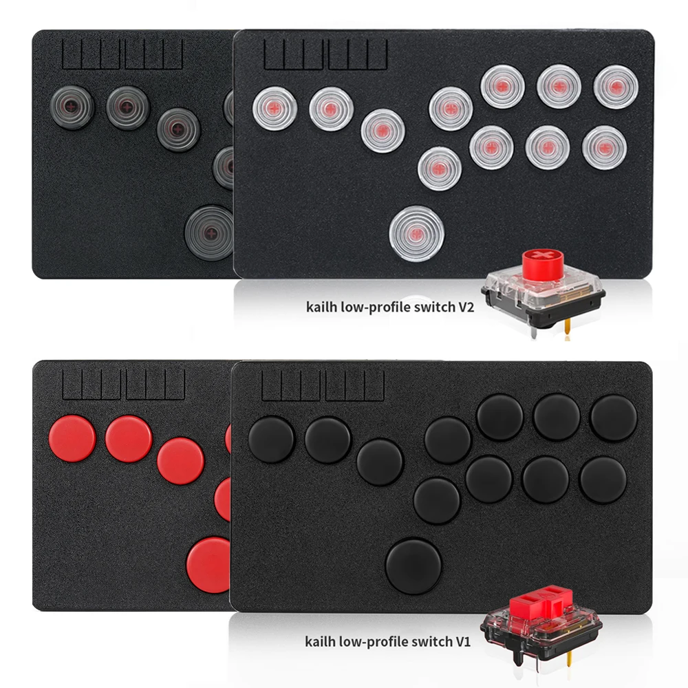 Flatbox-Rev4-Updated-Version-LED-Style-Arcade-Fight-Stick-Mini-Hitbox ...
