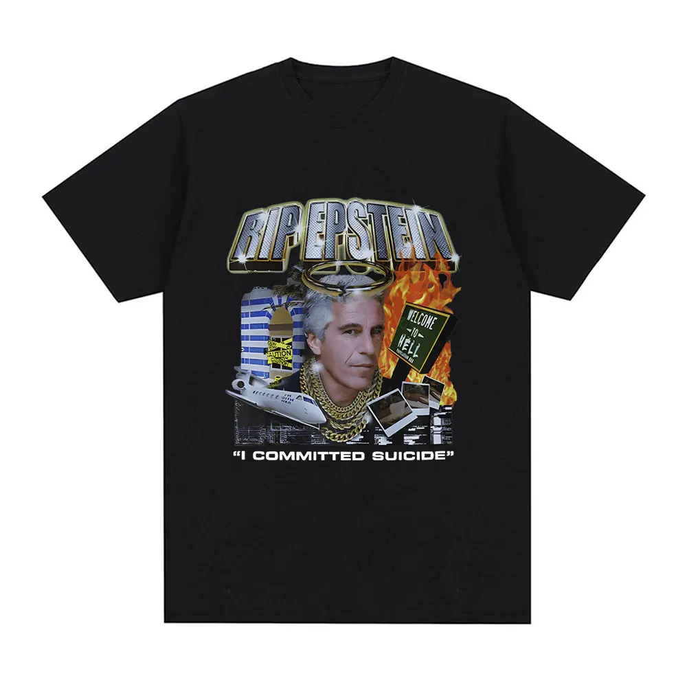 Jeffrey-Epstein-Graphic-T-Shirt-Men-s-Fashion-Casual-Short-Sleeve-T ...