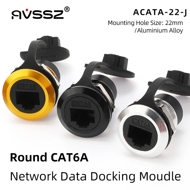 AVSSZ-Network-RJ45-CAT6-CAT6A-Data-Connector-Socket-Docking-Module-Jack ...