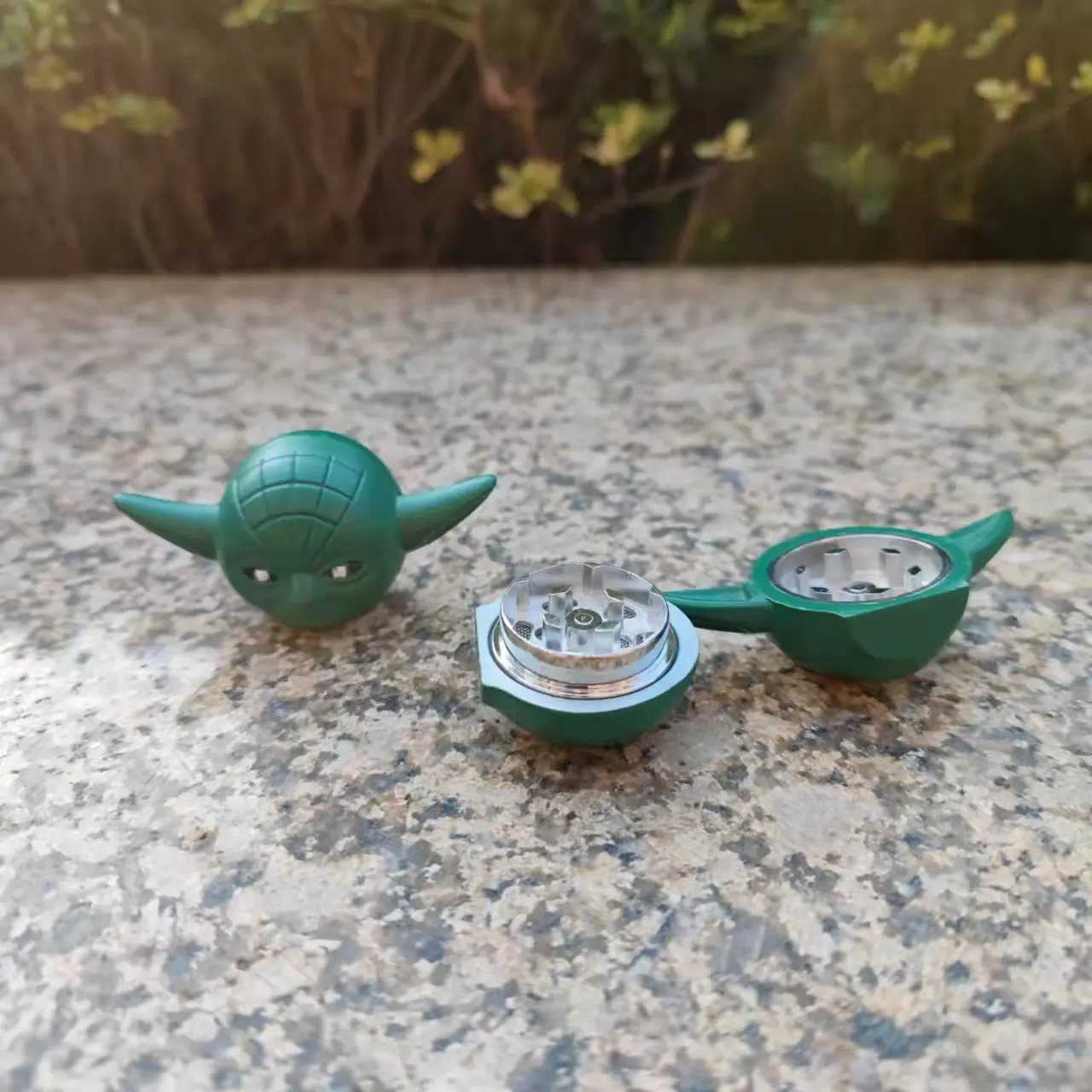 2 Layer Goblin Profile Metal Herbal Smoke Grinder Herbal Tobacco ...