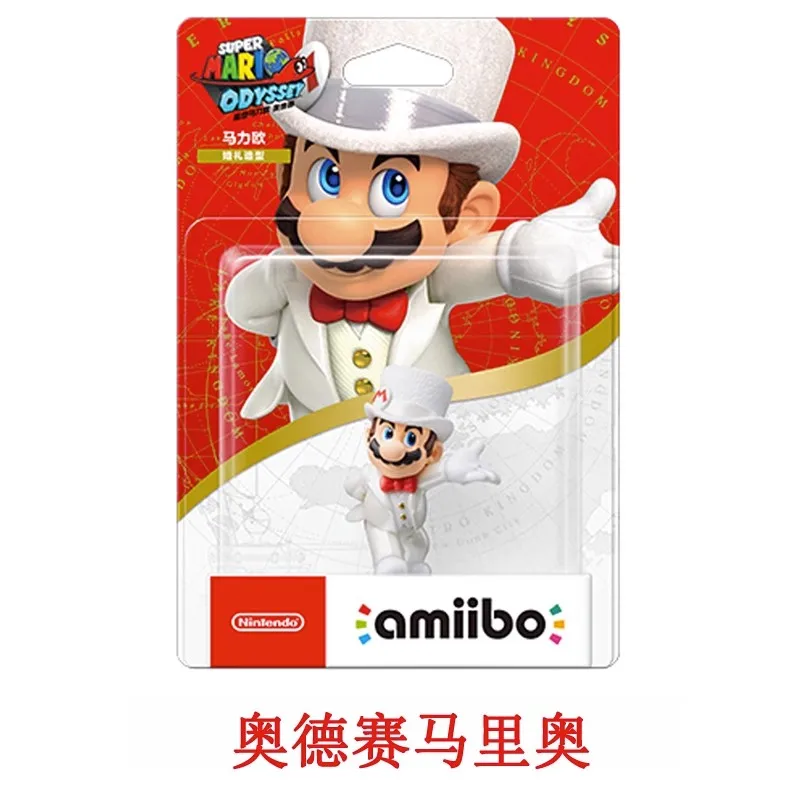 Figuras de acción de Super Mario Bros Anime de 8 cm, figura Amiibo ...