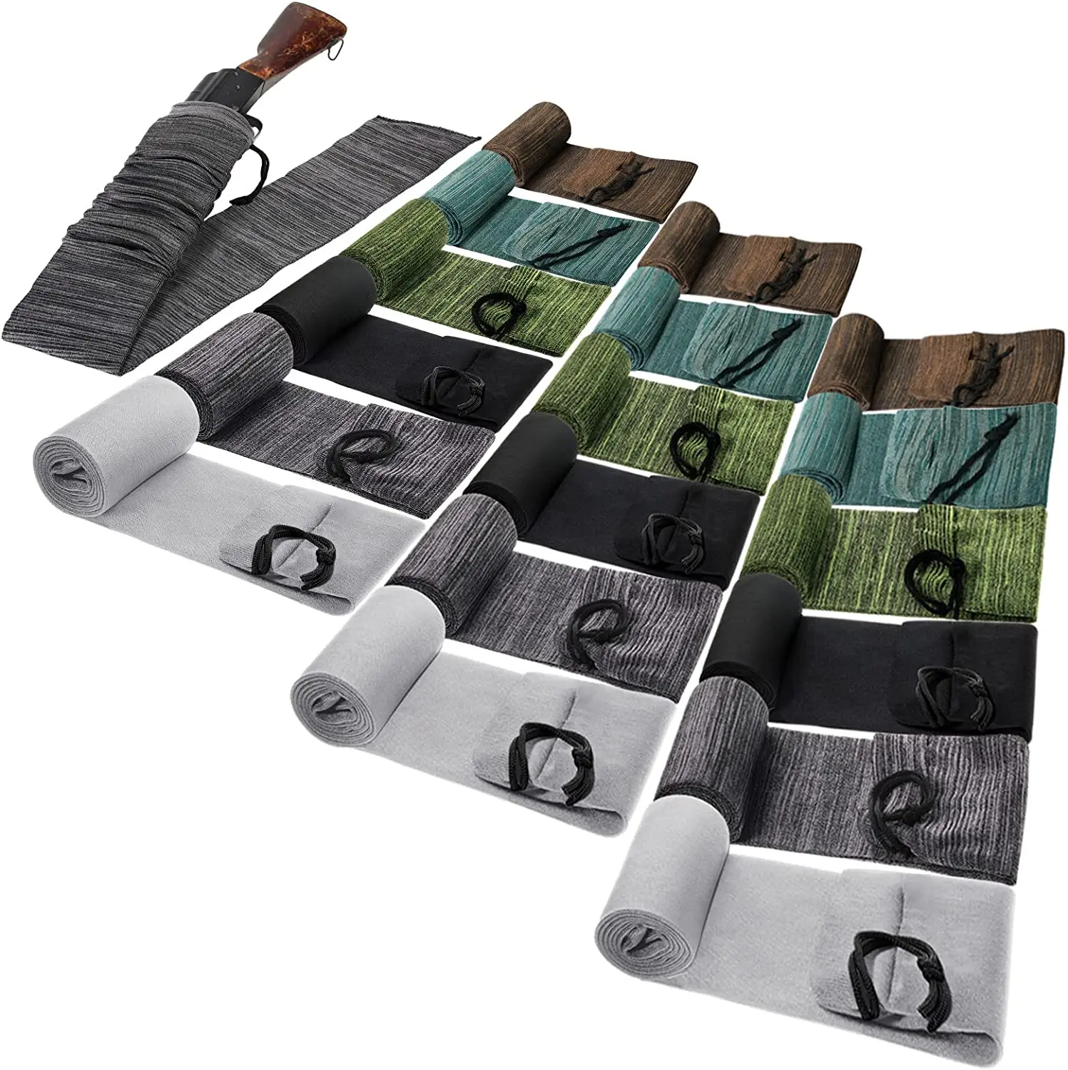 18pcs-55inch-Elastic-Tactical-Storage-Bag-Dustproof-Knitted-Sleeve ...