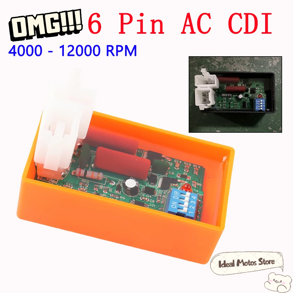 CDI Ignition Adjustable RPM 4000 - 12000 AC CDI For CG125 WY125 XL250 ...