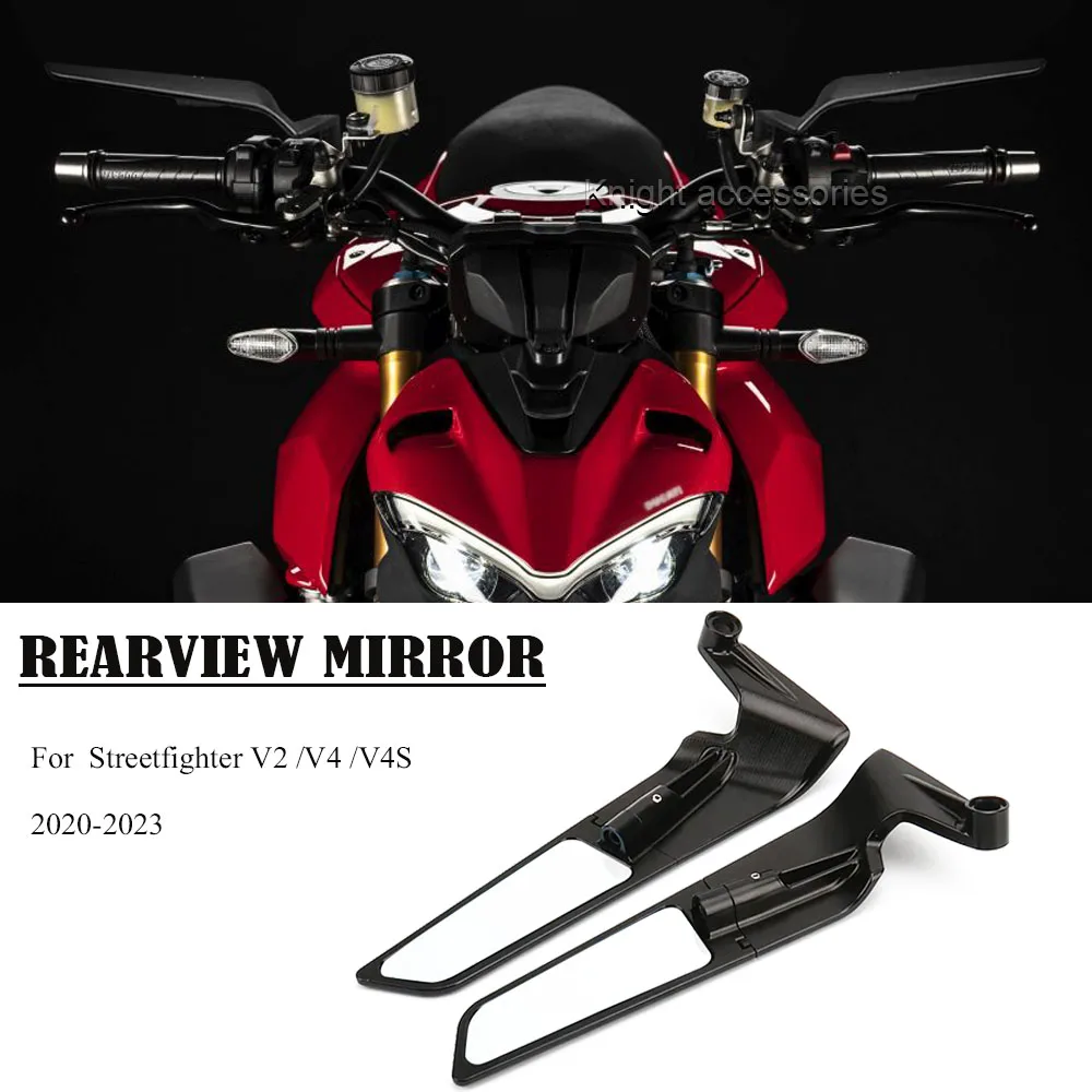 V2-V4-V4S-Accessories-Motorcycle-Mirrors-Adjustable-Side-Wing-Rear-View ...