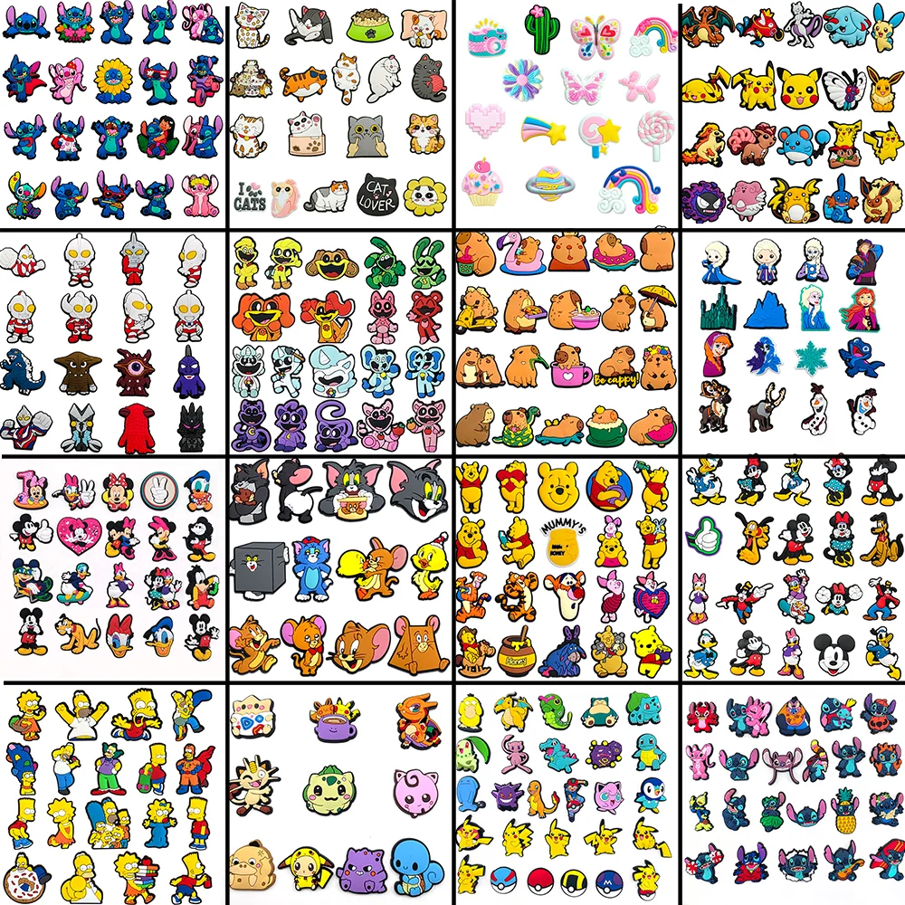 MINISO-16-sets-Cartoon-Anime-Shoe-Charms-Accessories-PVC-Shoe ...