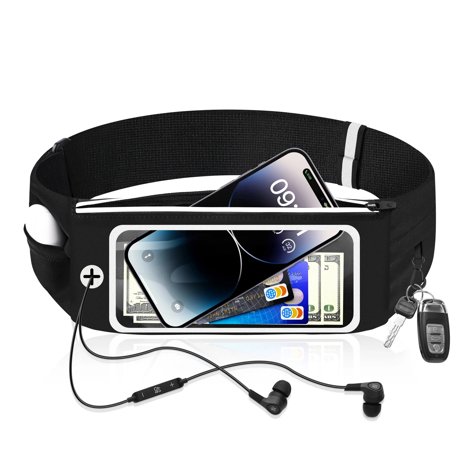 HAISSKY-Touch-Screen-Running-Waist-Belt-For-iPhone-15-14-13-12-Pro-Max ...