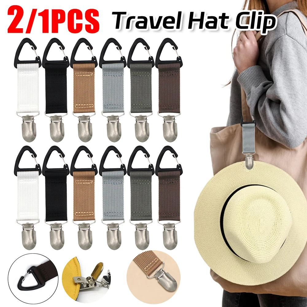 1-2pcs-Backpack-Clips-Travel-Hat-Clip-Canvas-Lightweight-Storage ...