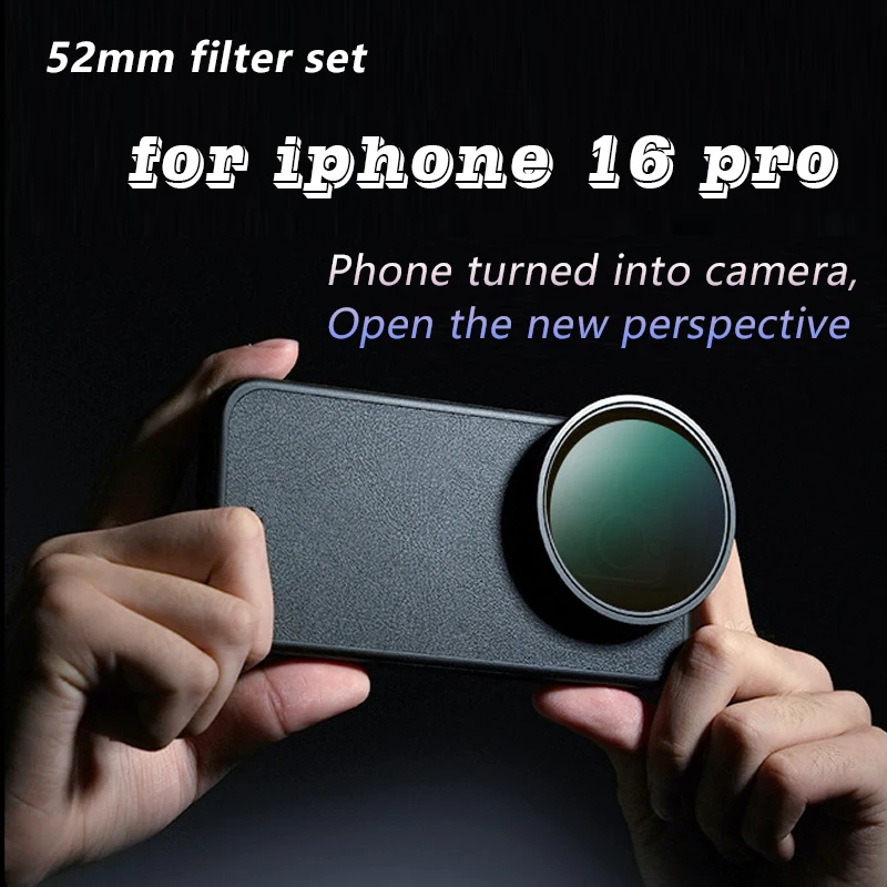 Filtros-ultrafinos-de-52mm-CPL-VND-Starlight-funda-de-tel-fono-de-cuero ...