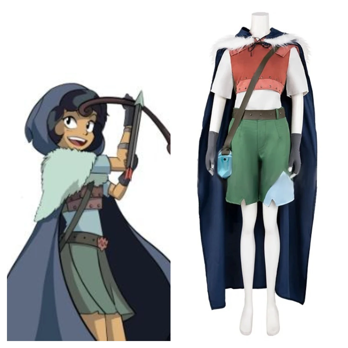 Anime-Amphibia-Marcy-Wu-Cosplay-Costume-Oufits-Marcy-Wu-Uniform-Top ...
