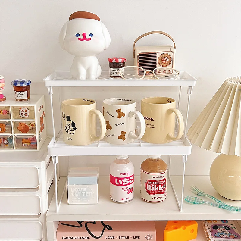 Multi-functional-Folding-Storage-Rack-Desktop-Stationery-Rack-Korean ...