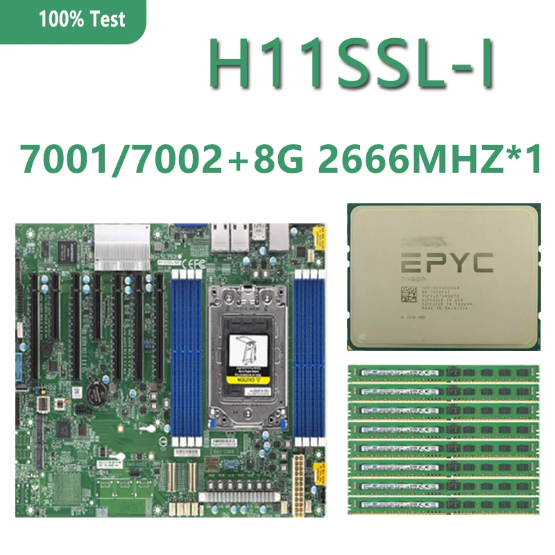 H11SSL-I-Rev2-0-Motherboard-EPYC-7F72-7F52-7B12-7H12-7742-7702P-7662 ...