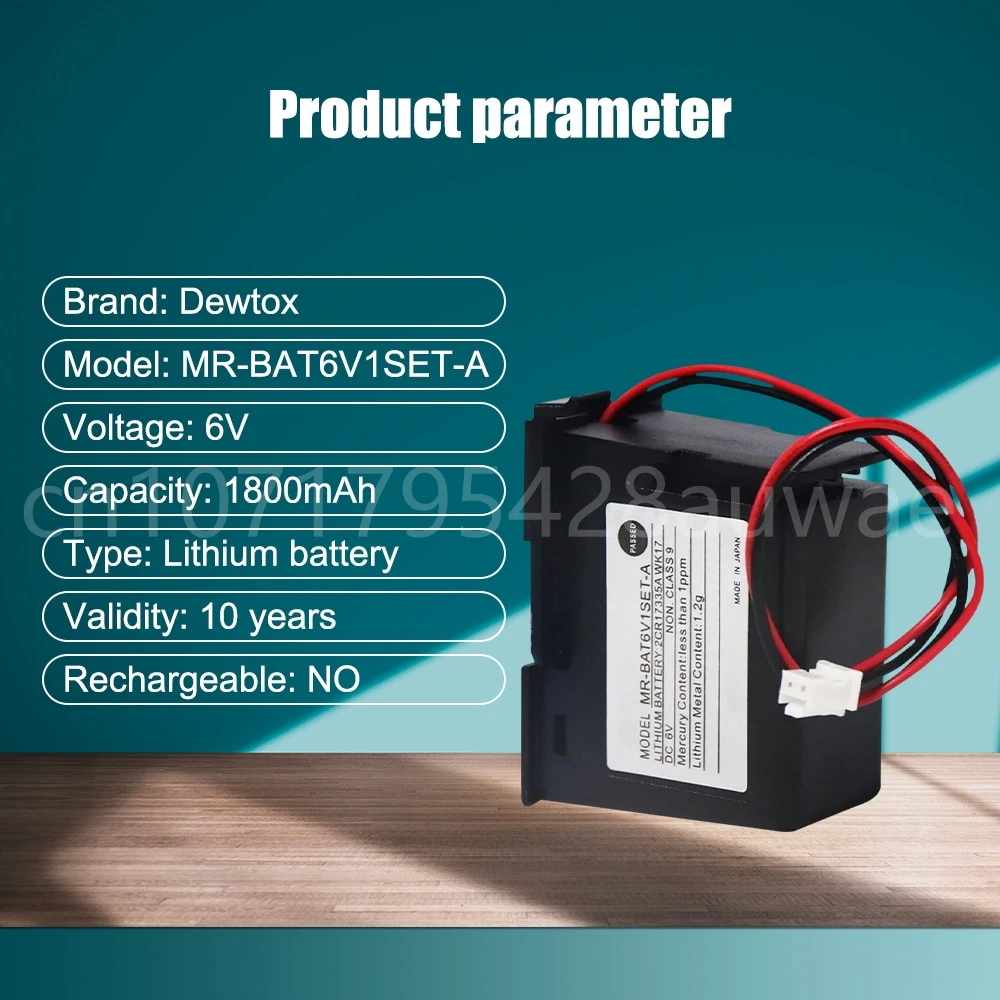 20PCS Original MR-BAT6V1SET-A 6V 2CR17335A WK17 Lithium Battery PLC ...
