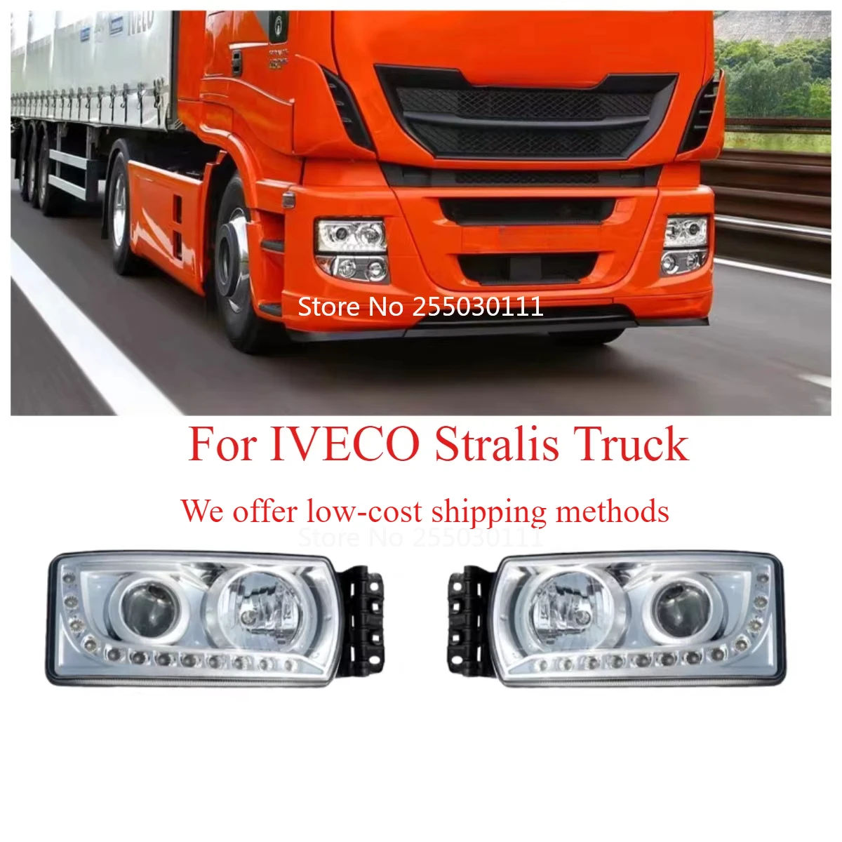 LED Front Head Light Head Lamp For IVECO Stralis Truck Headlight ...