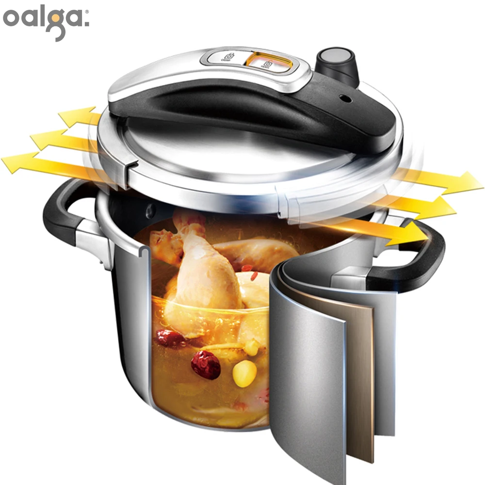 304-Stainless-Steel-Thickened-Explosion-Proof-Pressure-Cooker-One-Click ...