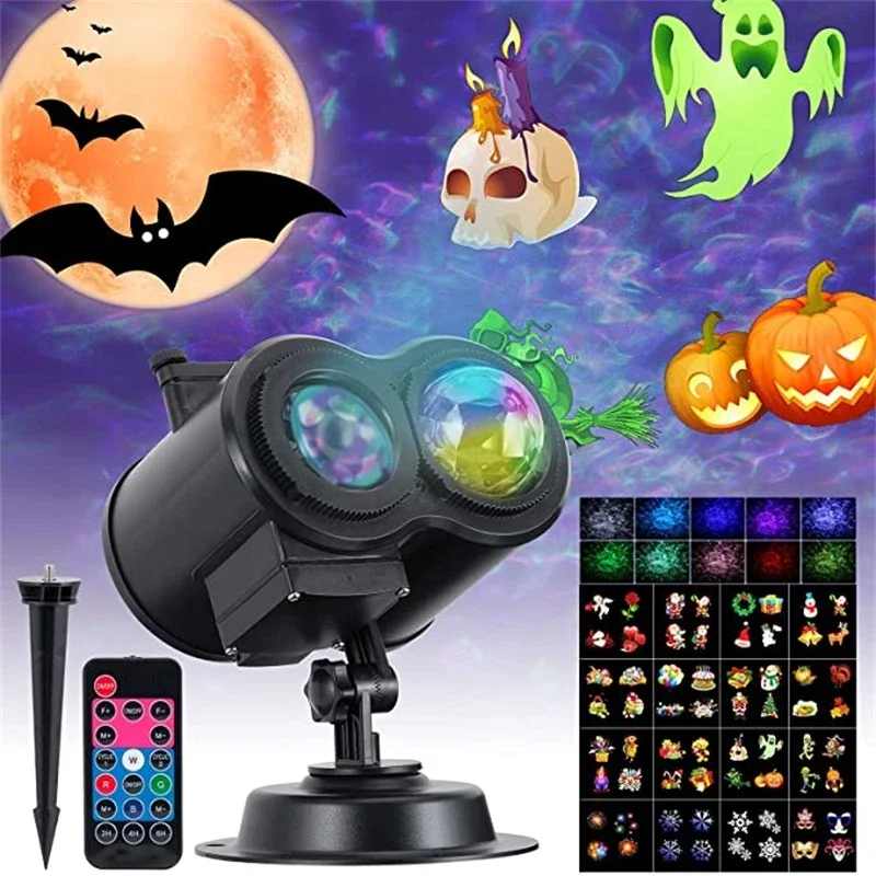 Đèn chiếu vào tường halloween decoration projector ẩn dấu bí mật trong ...