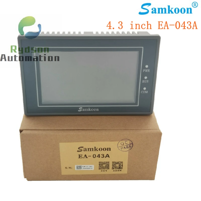 EA 043A Samkoon HMI 4.3 Inch TFT 480*272 1 COM New Original Touch Panel| | - AliExpress