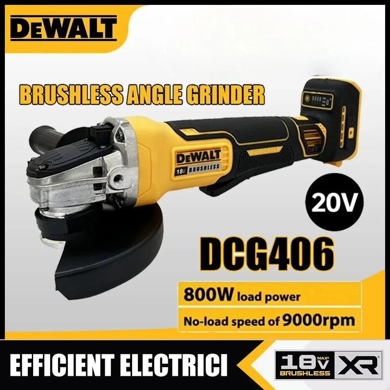 125MM Dewalt DCG406 Brushless Angle Grinder Cordless Cutting Machine ...