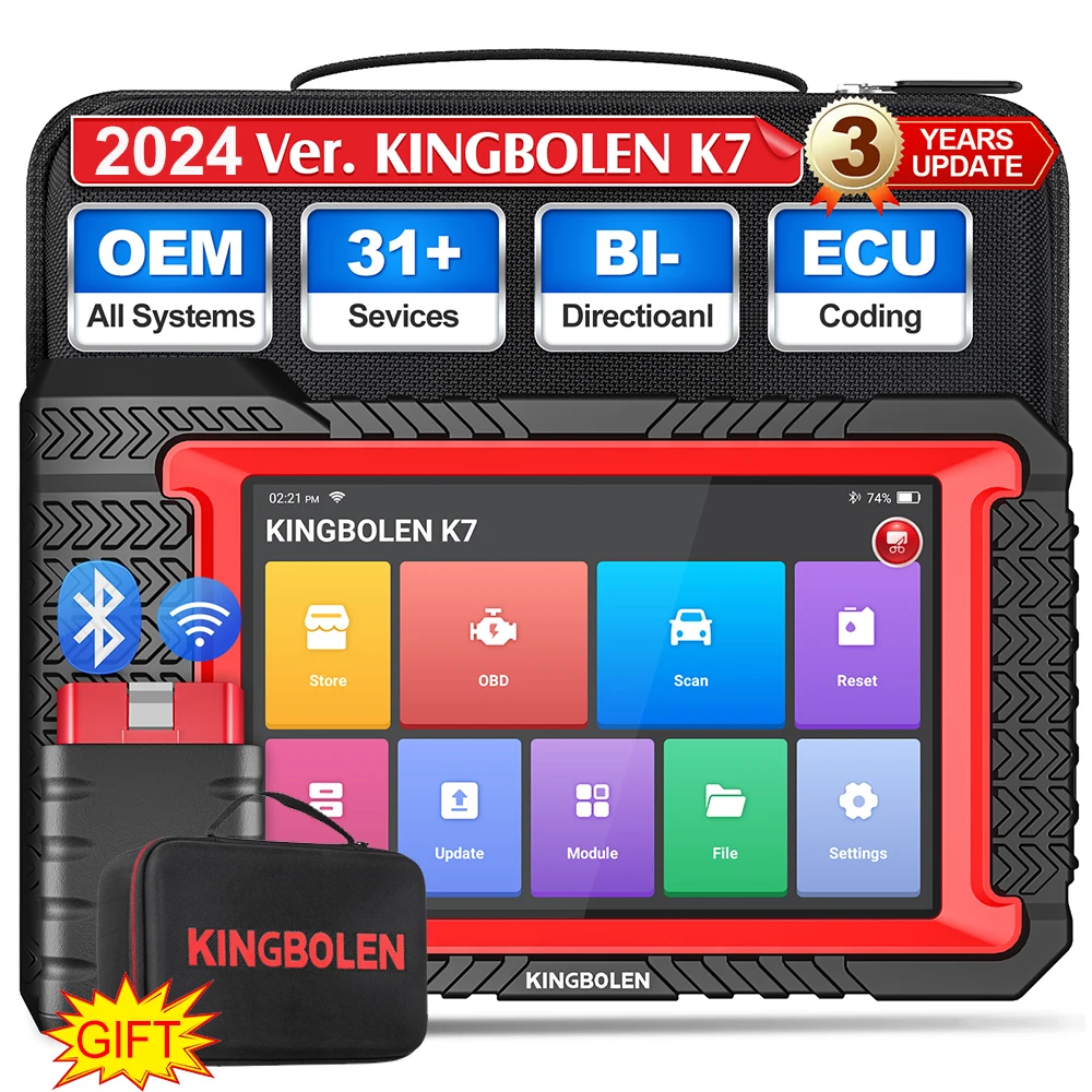 KINGBOLEN-K7-OBD2-Scanner-3-Years-Free-Update-Bidirectional-Bluetooth ...