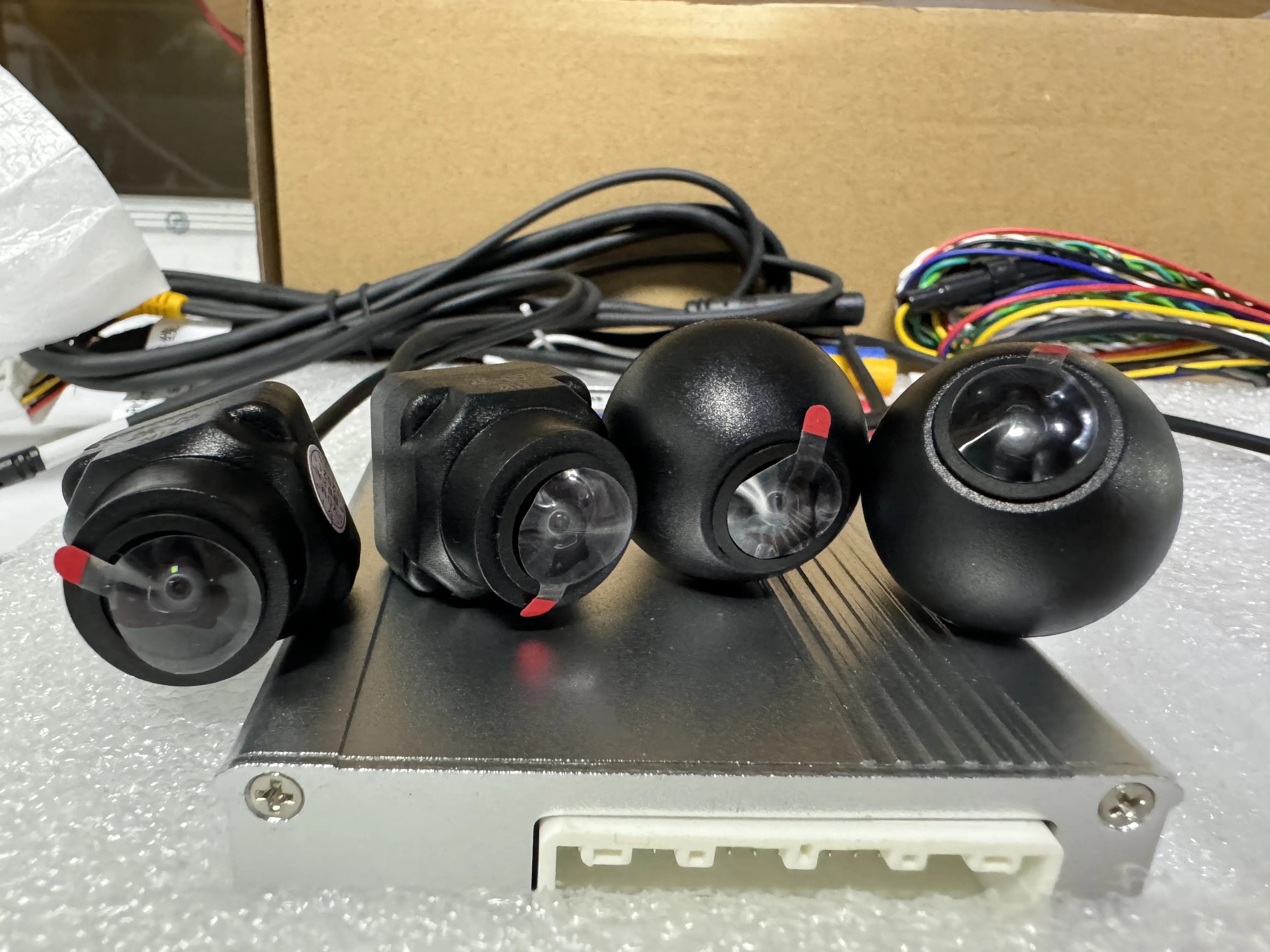 HD 3D 360 Camera Car Bird View System 4 Camera 360 1080P SONY 225 Rear ...